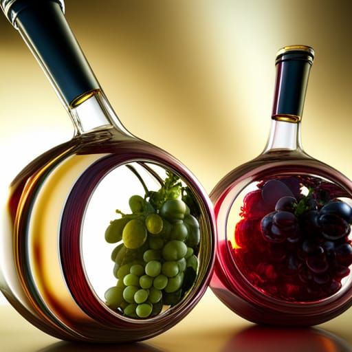 Fancy Wine in Red and White : r/nightcafe