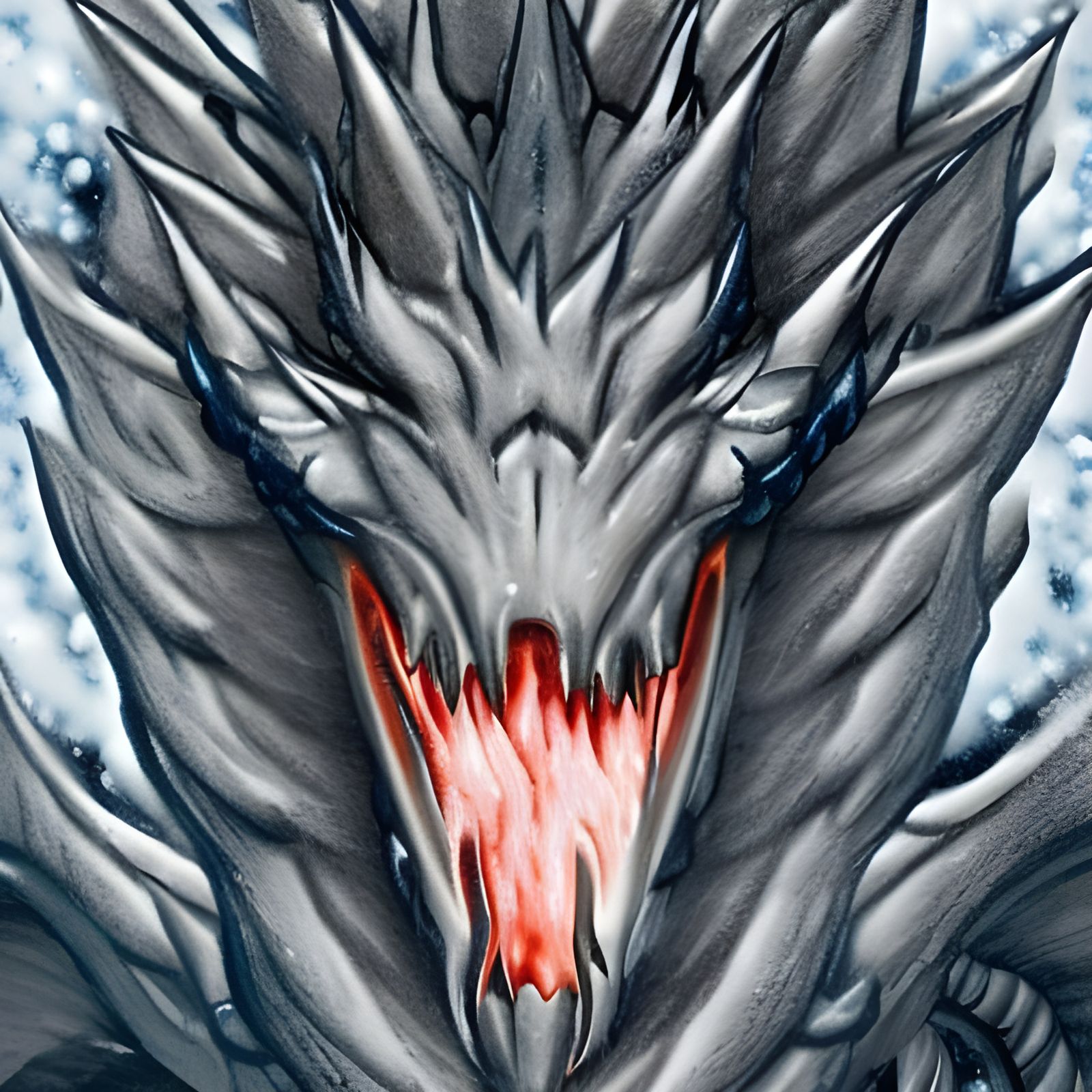 metal fire breathing alien dragon - AI Generated Artwork - NightCafe ...