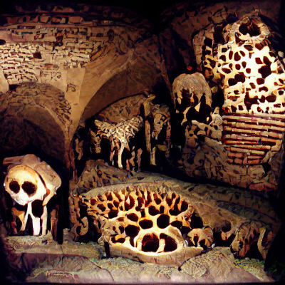 catacombs - AI Generated Artwork - NightCafe Creator