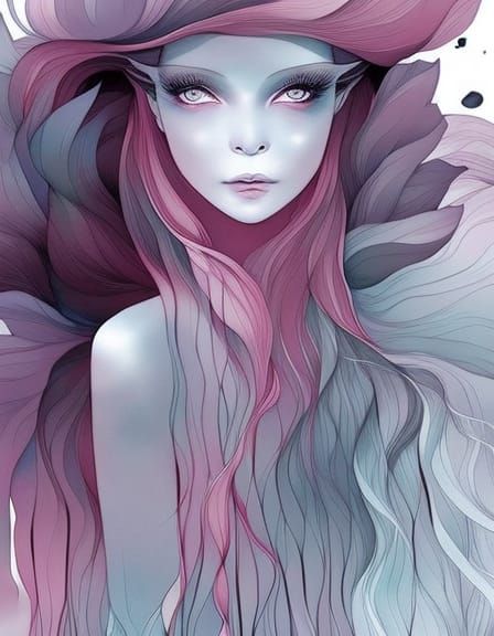 Lady in purple - AI Generated Artwork - NightCafe Creator