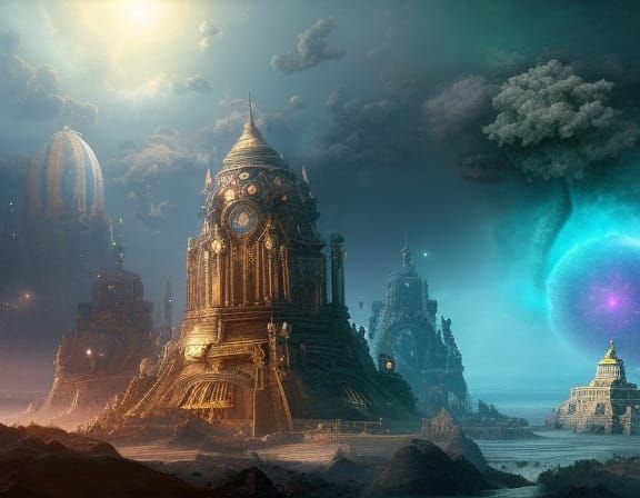 Cosmic Realm - AI Generated Artwork - NightCafe Creator