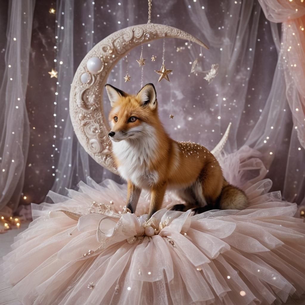 Little Foxy Froo Froo - AI Generated Artwork - NightCafe Creator