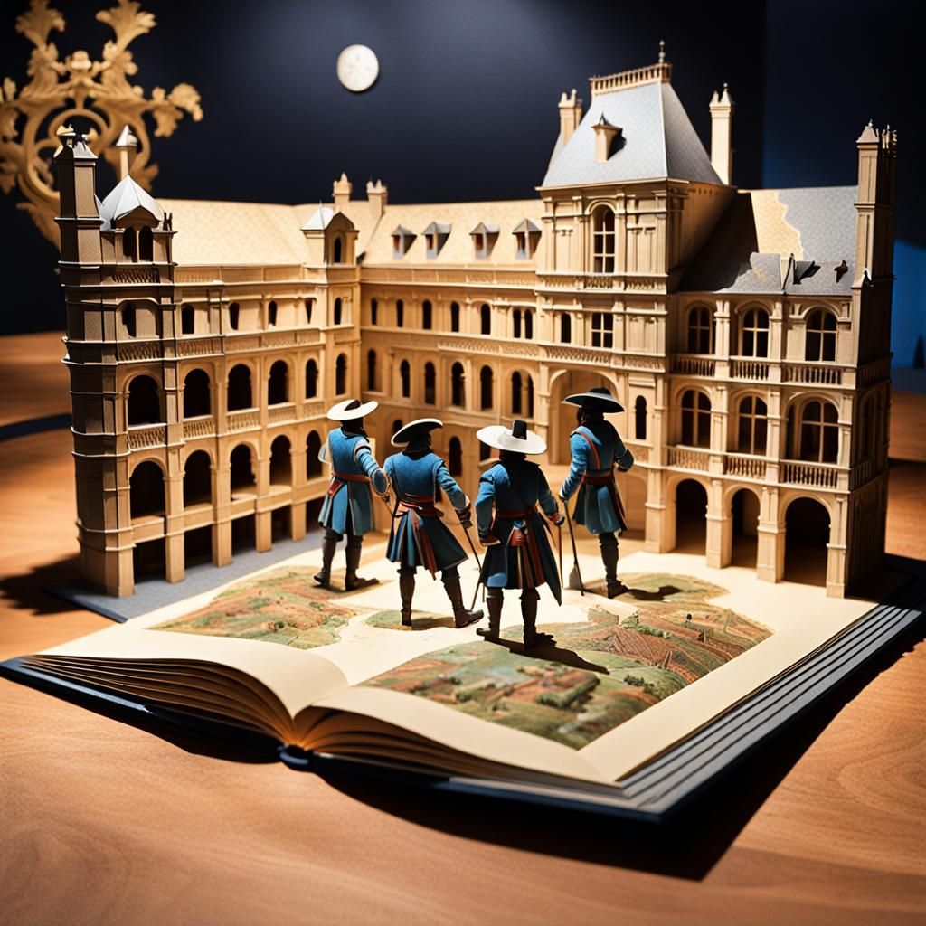 Three Musketeers and d'Artagnan - AI Generated Artwork - NightCafe Creator