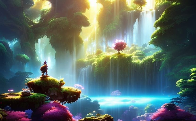 Magic Forest - AI Generated Artwork - NightCafe Creator