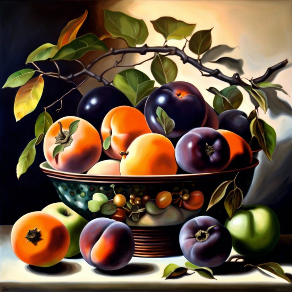 Cornucopia's Cradle, Harvest's Bounty In Repose - AI Generated Artwork ...