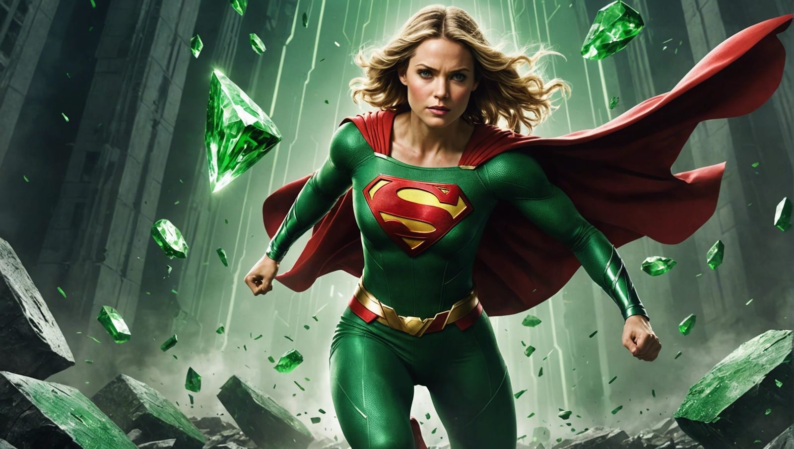 Supergirl on Krypton - AI Generated Artwork - NightCafe Creator