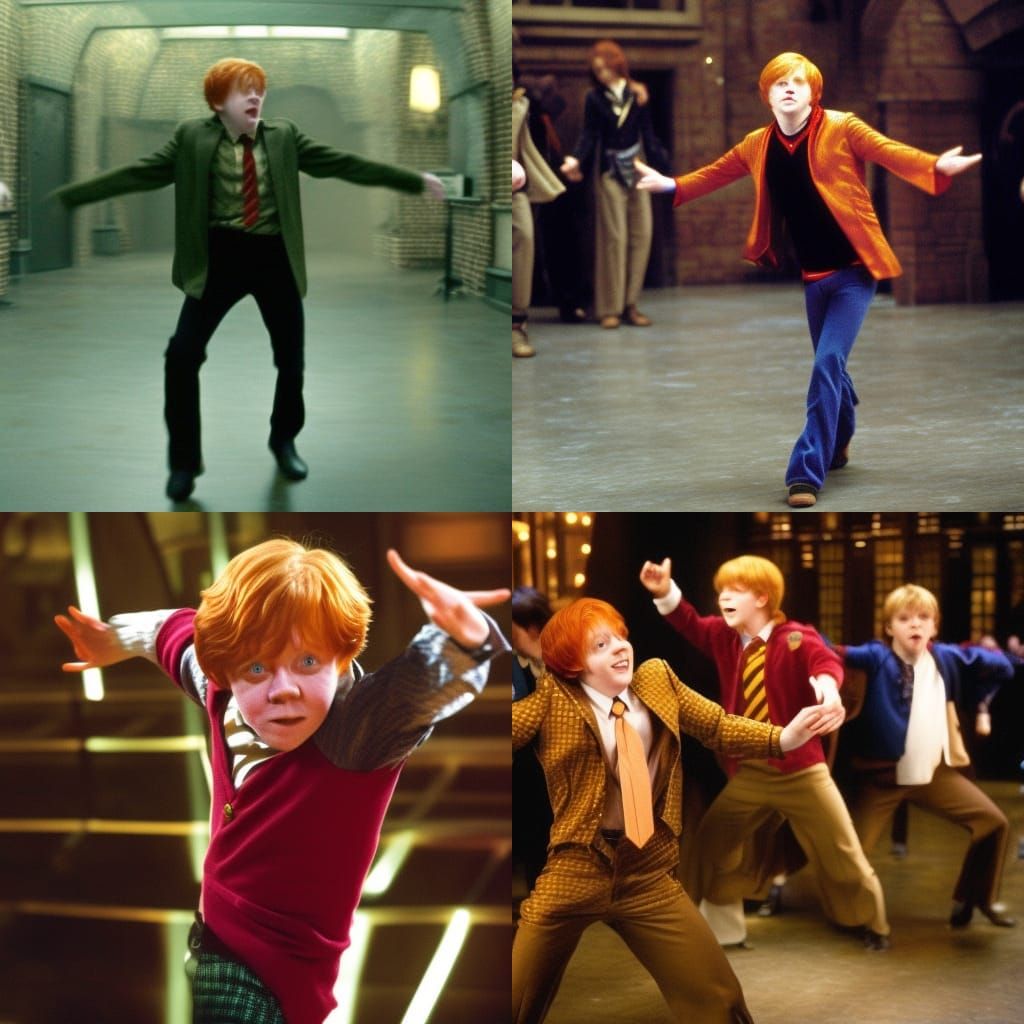 Harry Potter deleted scenes: the dance-off (3) - AI Generated Artwork ...