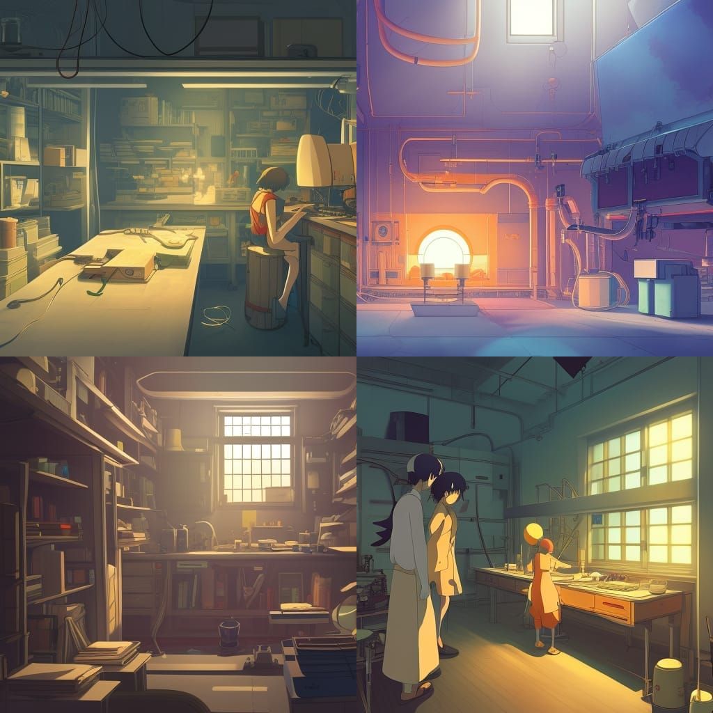 Scientist's secret laboratory - AI Generated Artwork - NightCafe Creator