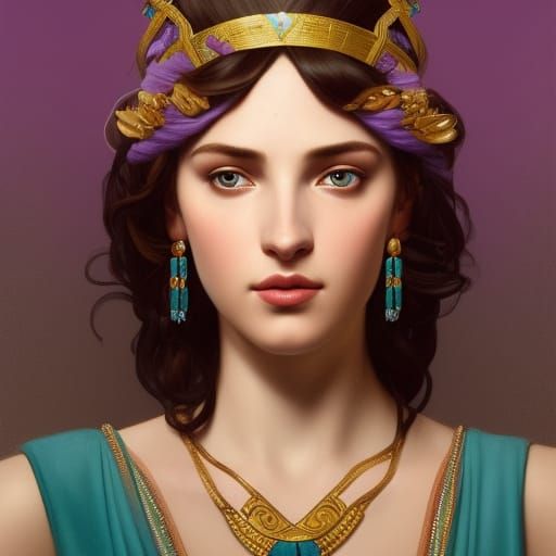A noble woman of Greece - AI Generated Artwork - NightCafe Creator