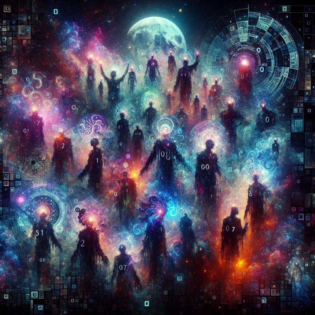 Just Another Faceless Number - AI Generated Artwork - NightCafe Creator