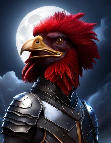 Rooster Knight (starter set) - AI Generated Artwork - NightCafe Creator
