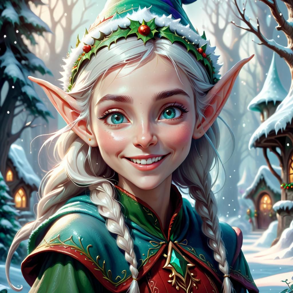 Edie, the elf - AI Generated Artwork - NightCafe Creator