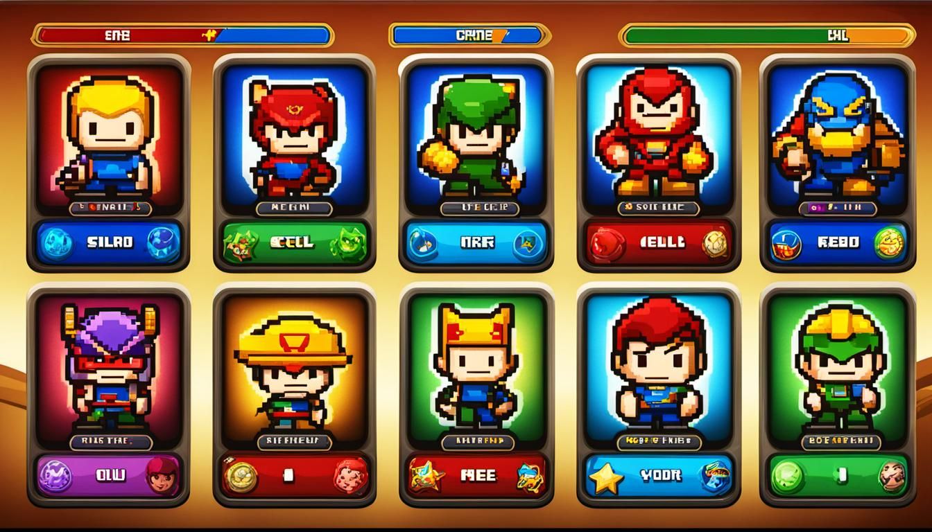video game hero select screen - AI Generated Artwork - NightCafe Creator