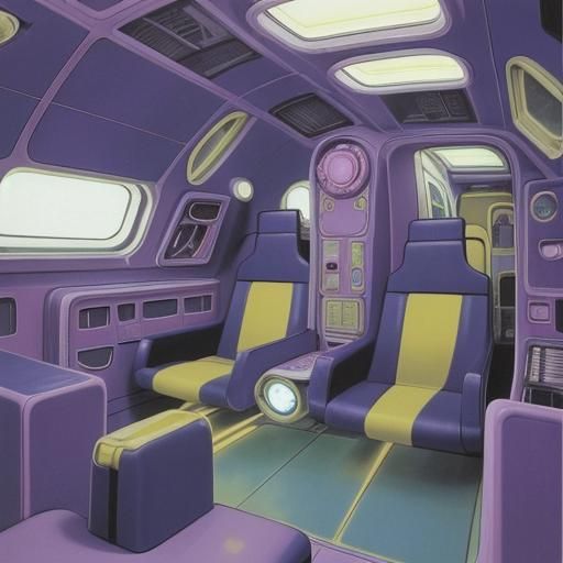Spacebus interior design - AI Generated Artwork - NightCafe Creator