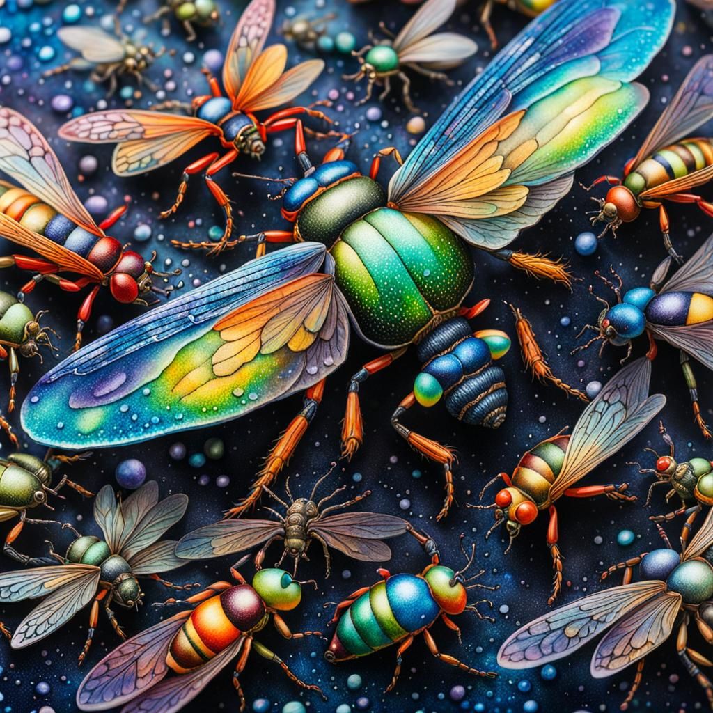 Insects - AI Generated Artwork - NightCafe Creator