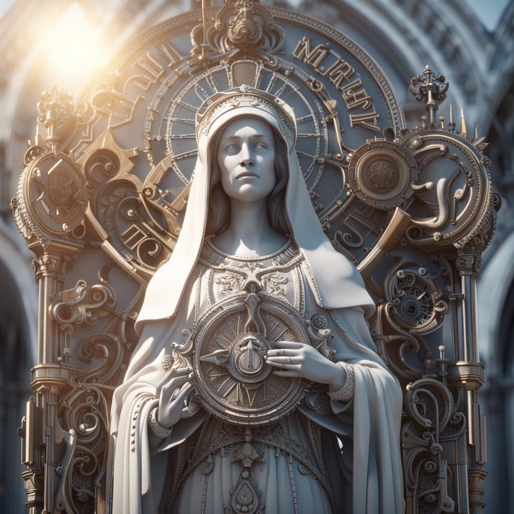reminiscence virgin mary - AI Generated Artwork - NightCafe Creator