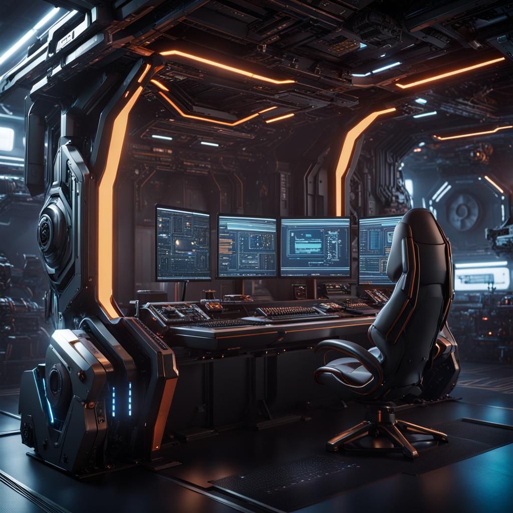 Workstation - AI Generated Artwork - NightCafe Creator