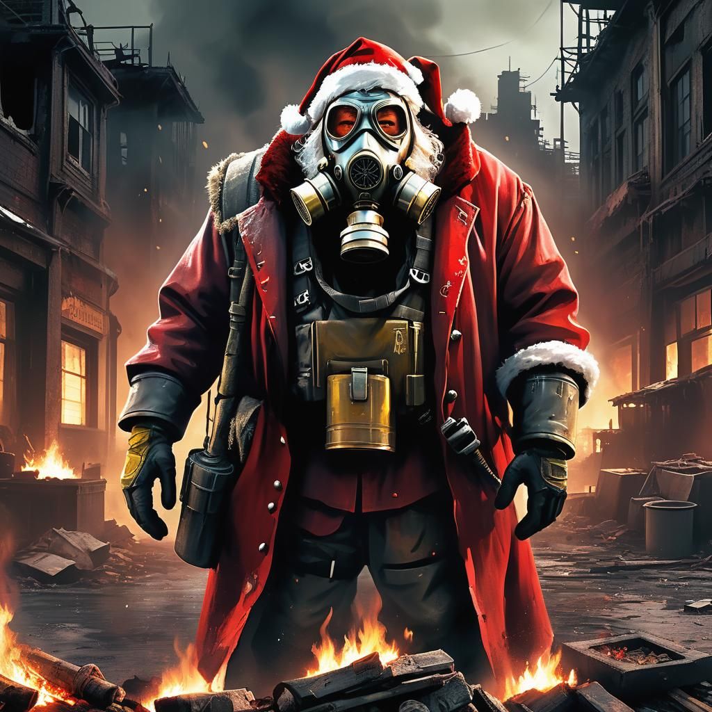 Post-Apocalyptic Santa Claus - Post-Apocalyptic Santa Claus...
