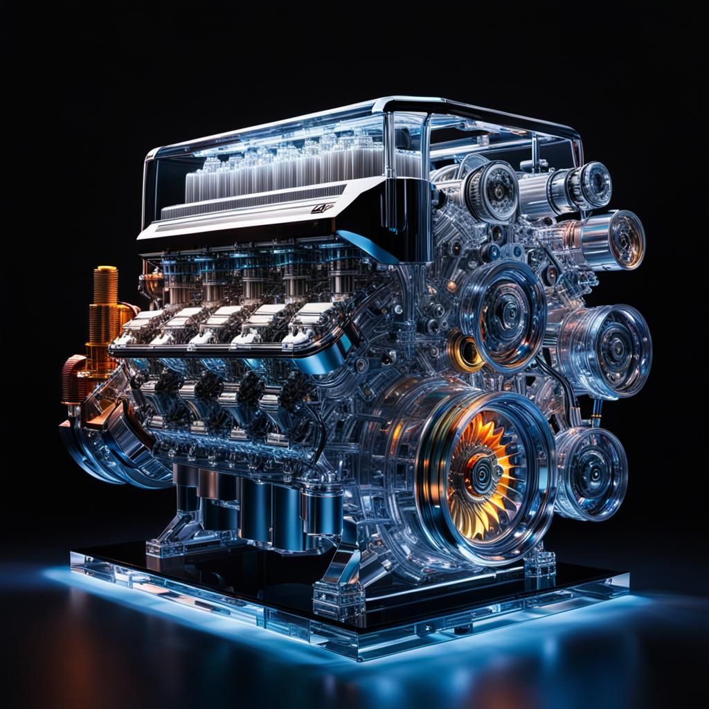 Glass Engine - AI Generated Artwork - NightCafe Creator