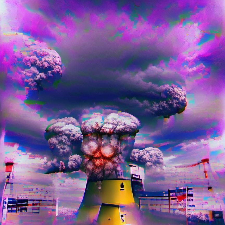 Nuclear Armageddon - AI Generated Artwork - NightCafe Creator