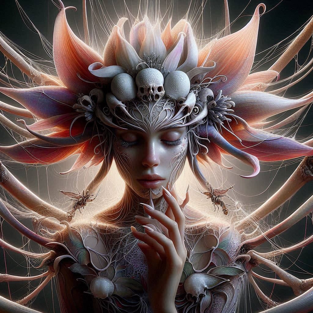 Thinking Flower Elemental!!!! - AI Generated Artwork - NightCafe Creator