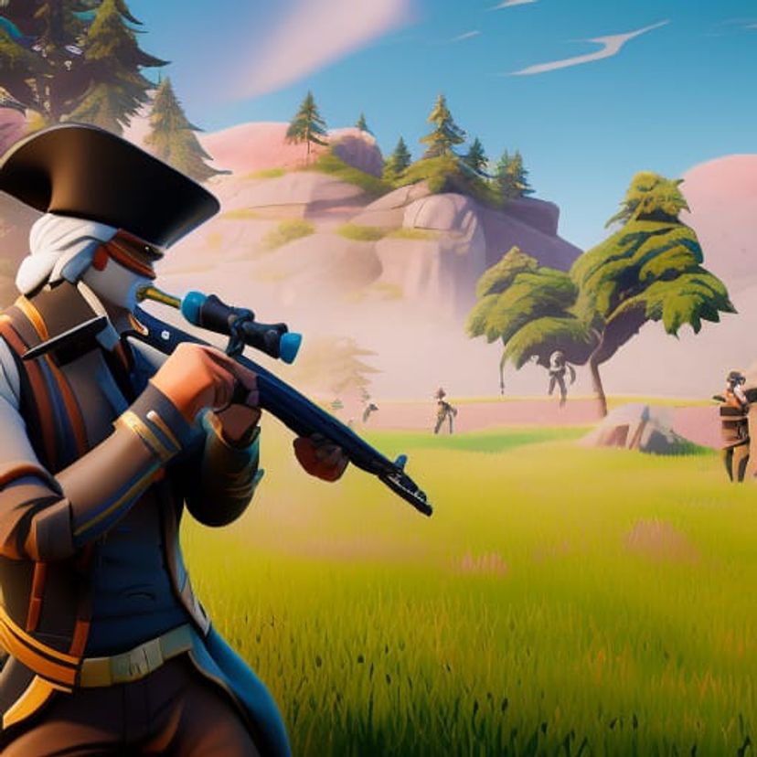 george washington getting a voctory royale in fortnite - AI Generated ...
