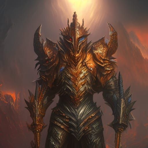 Coreguard Dragon Knight - AI Generated Artwork - NightCafe Creator