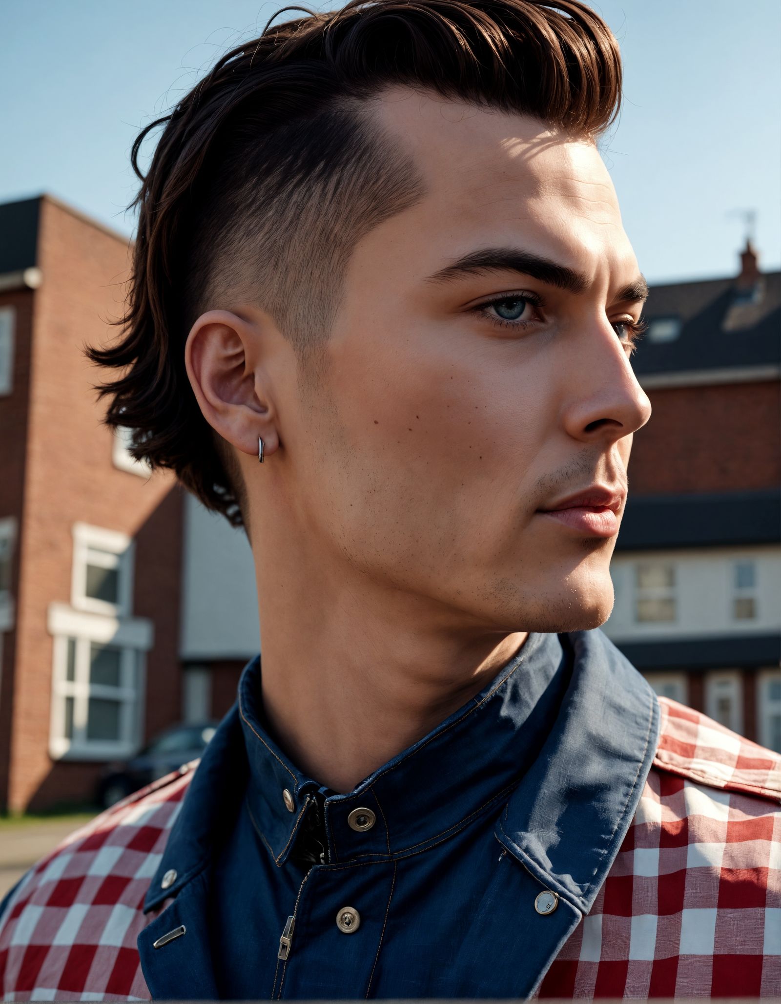 🕸️ Skinhead 𒉭 - 90s Urban Skinhead Fashion Icon in Cinemat...