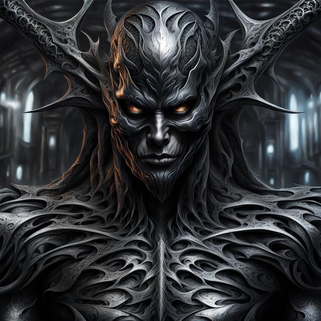 Insanely detailed HEAVY-METAL concept art painting "ANTHROPOMORPHIC ...