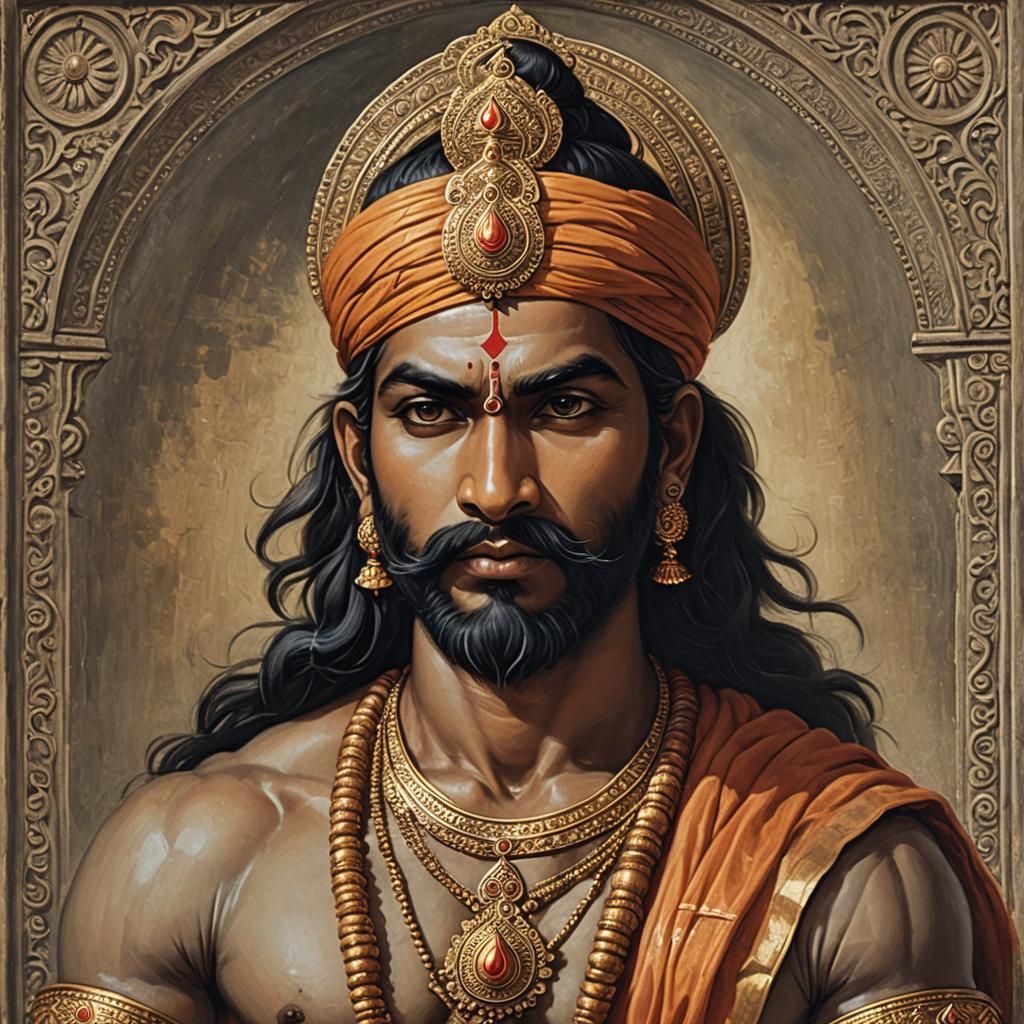 Dabhīti Hindu Hero - AI Generated Artwork - NightCafe Creator