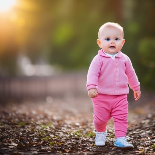ultrarealistic cute human baby Professional photography, bokeh, natural ...