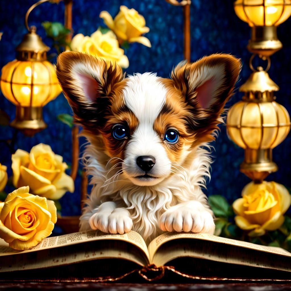 cuteness overload 1800's image of photorealistic chibified adorable ...