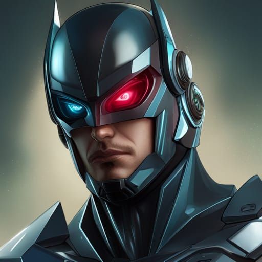 Robot Batman - AI Generated Artwork - NightCafe Creator