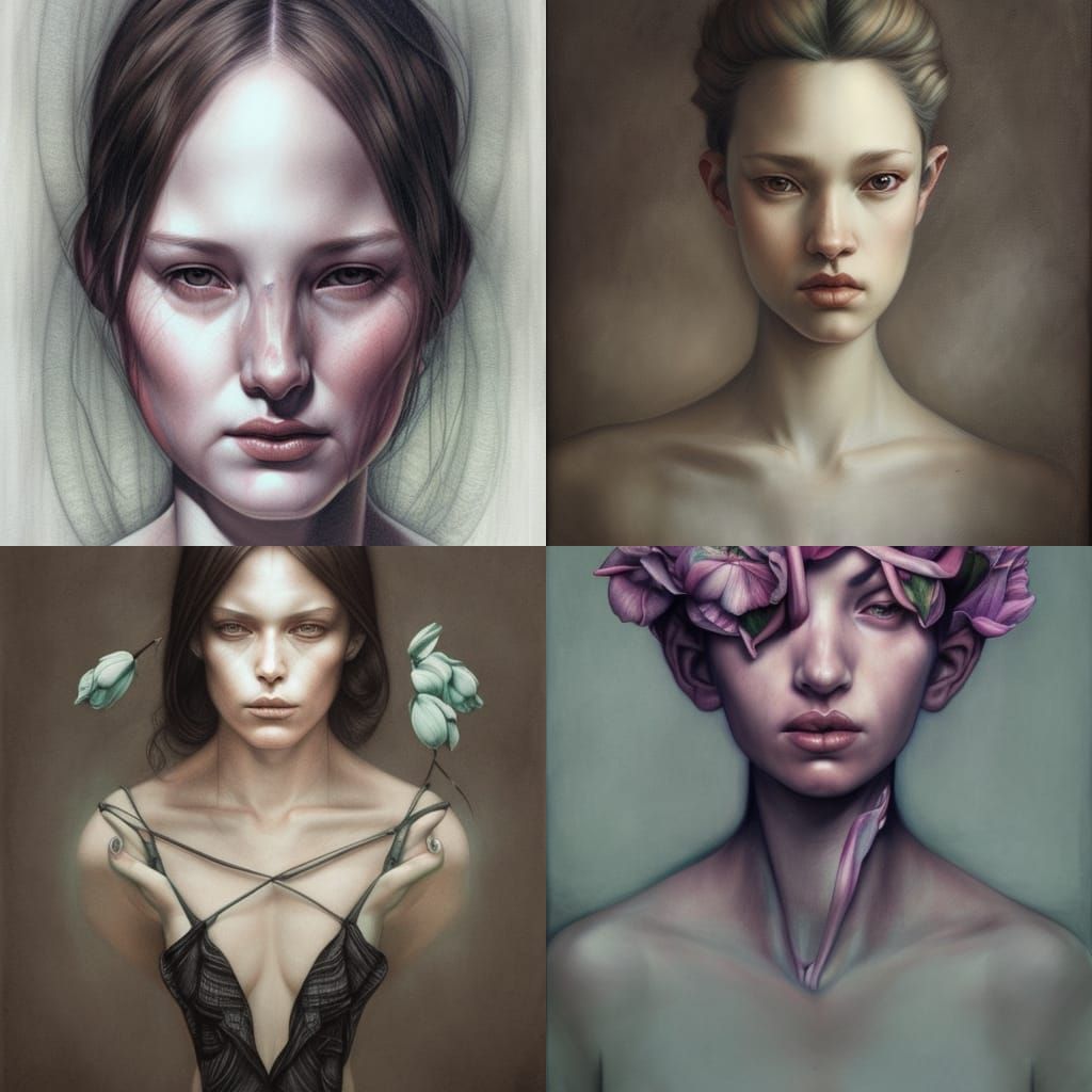 Portrait by Marco Mazzoni - AI Generated Artwork - NightCafe Creator