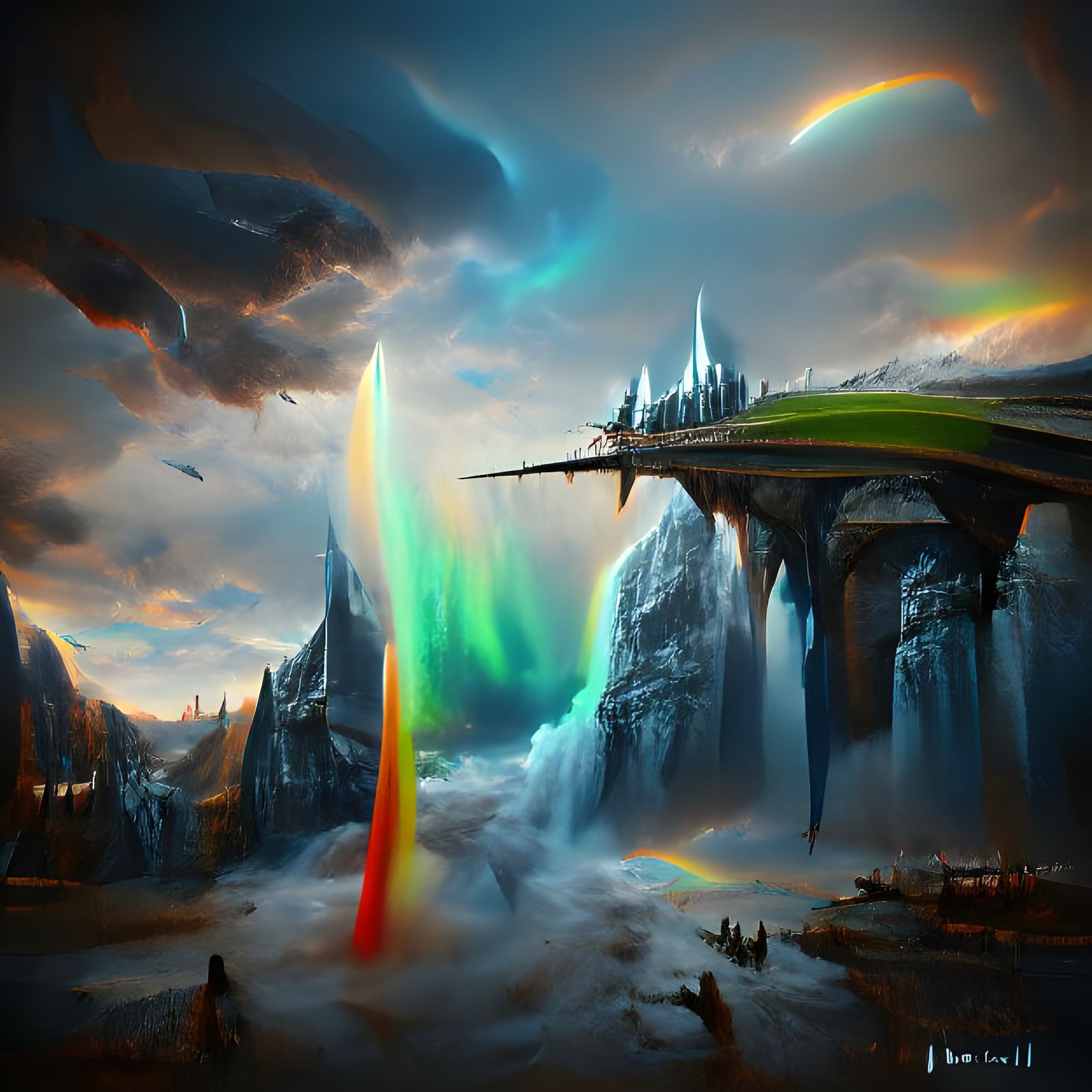 Bifrost - AI Generated Artwork - NightCafe Creator