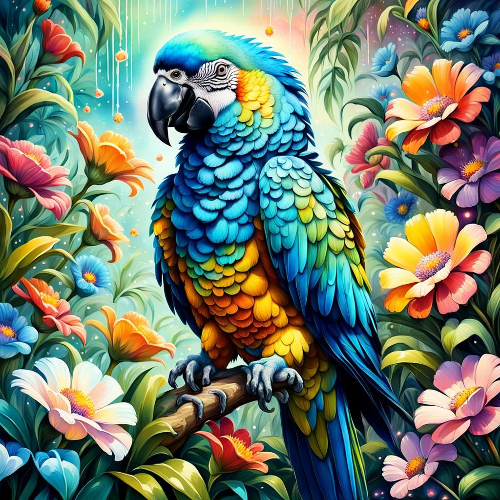 PARROT 3 - AI Generated Artwork - NightCafe Creator