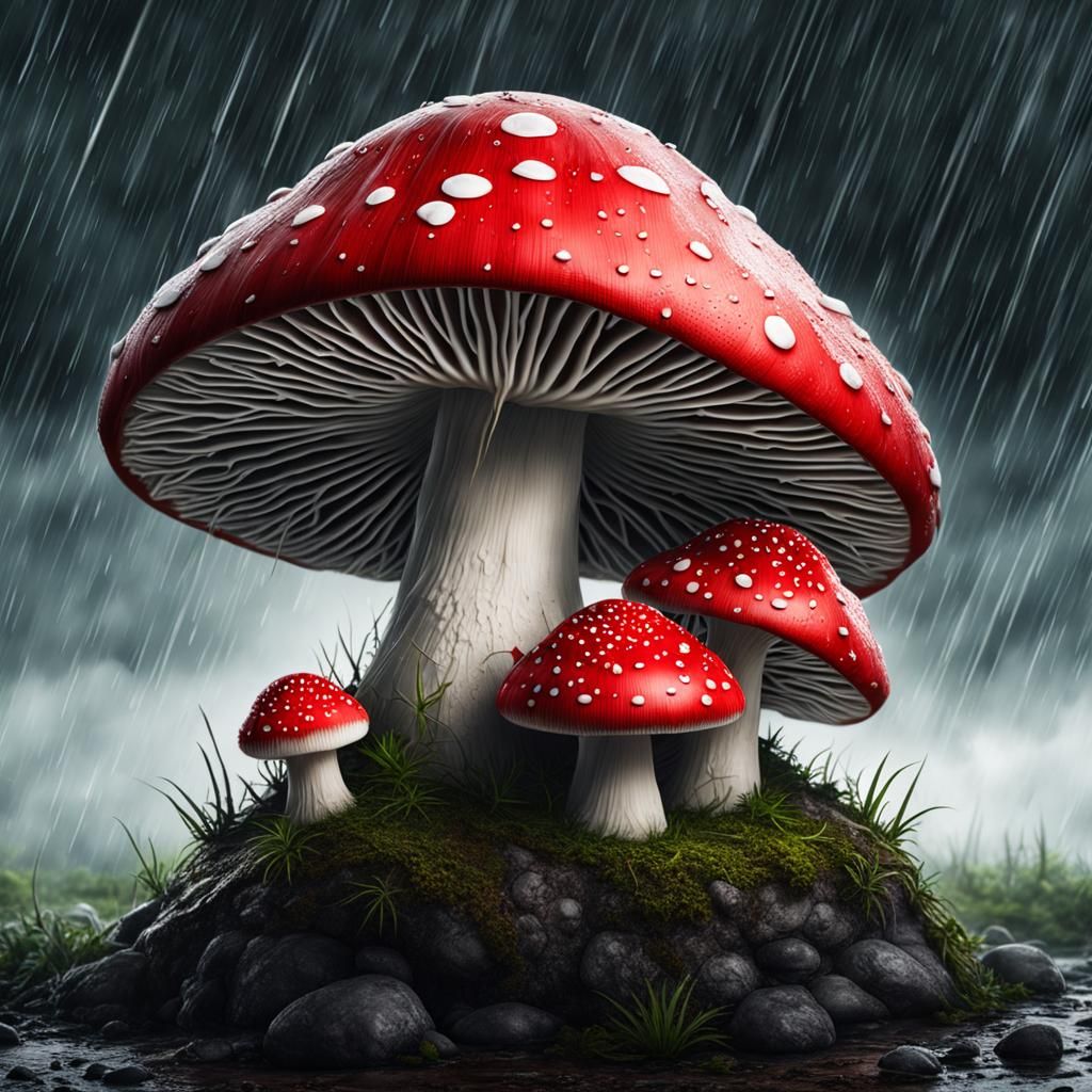 The Gothic Mushroom - AI Generated Artwork - NightCafe Creator