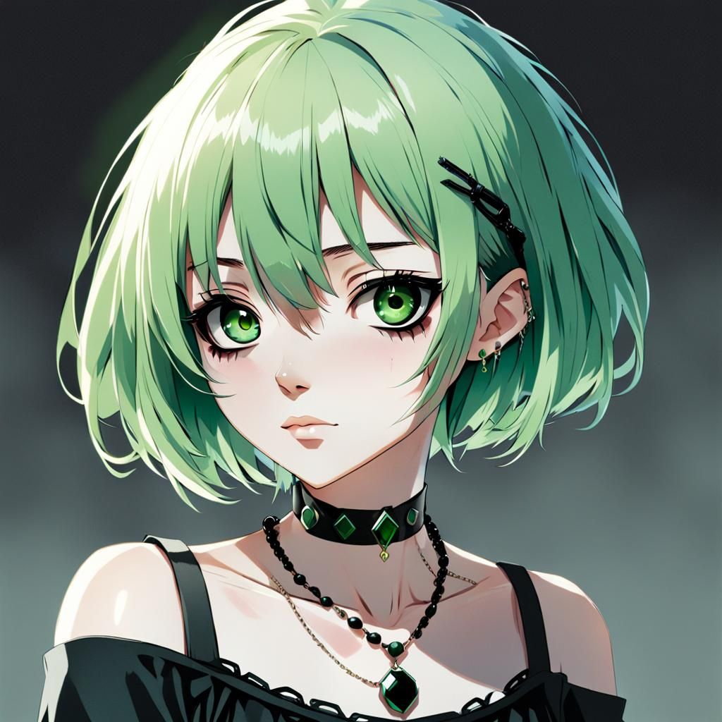 Cute Anime Girl - AI Generated Artwork - NightCafe Creator