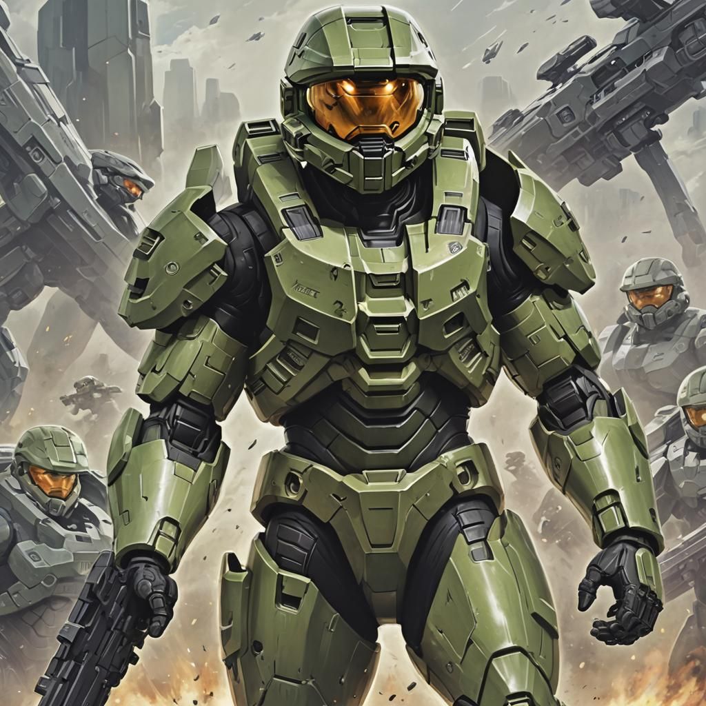 master chief - AI Generated Artwork - NightCafe Creator