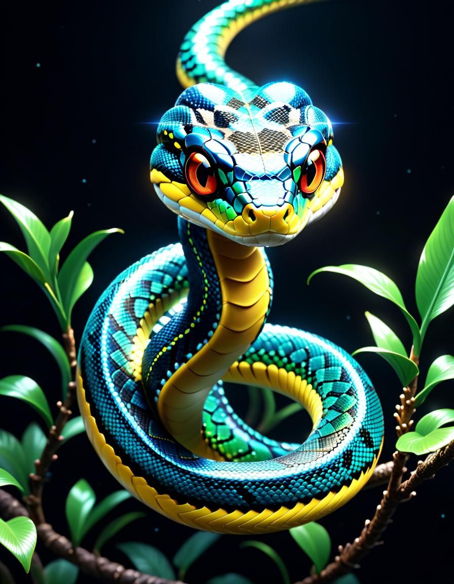 Snake - AI Generated Artwork - NightCafe Creator