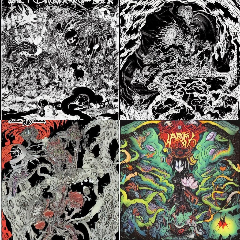 dark japanese abyss death - AI Generated Artwork - NightCafe Creator