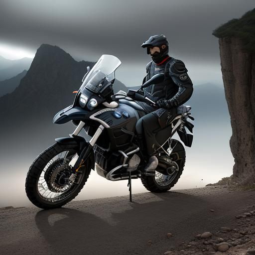 Lone Rider - AI Generated Artwork - NightCafe Creator