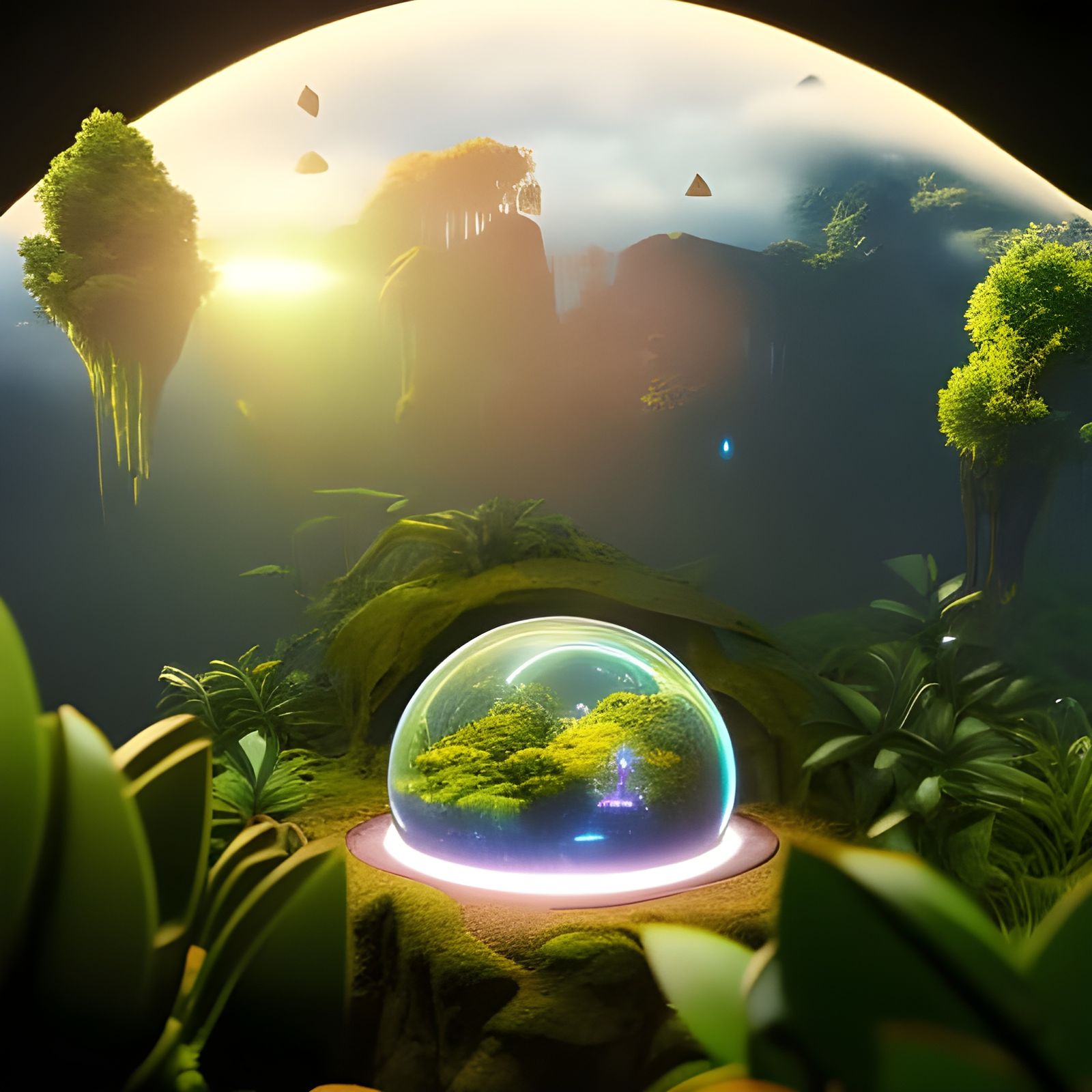 Biodome - AI Generated Artwork - NightCafe Creator