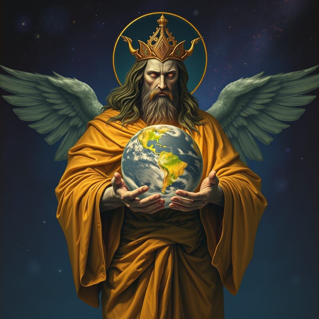 Dios en sus manos el mundo - God Holds the World in Majesti...