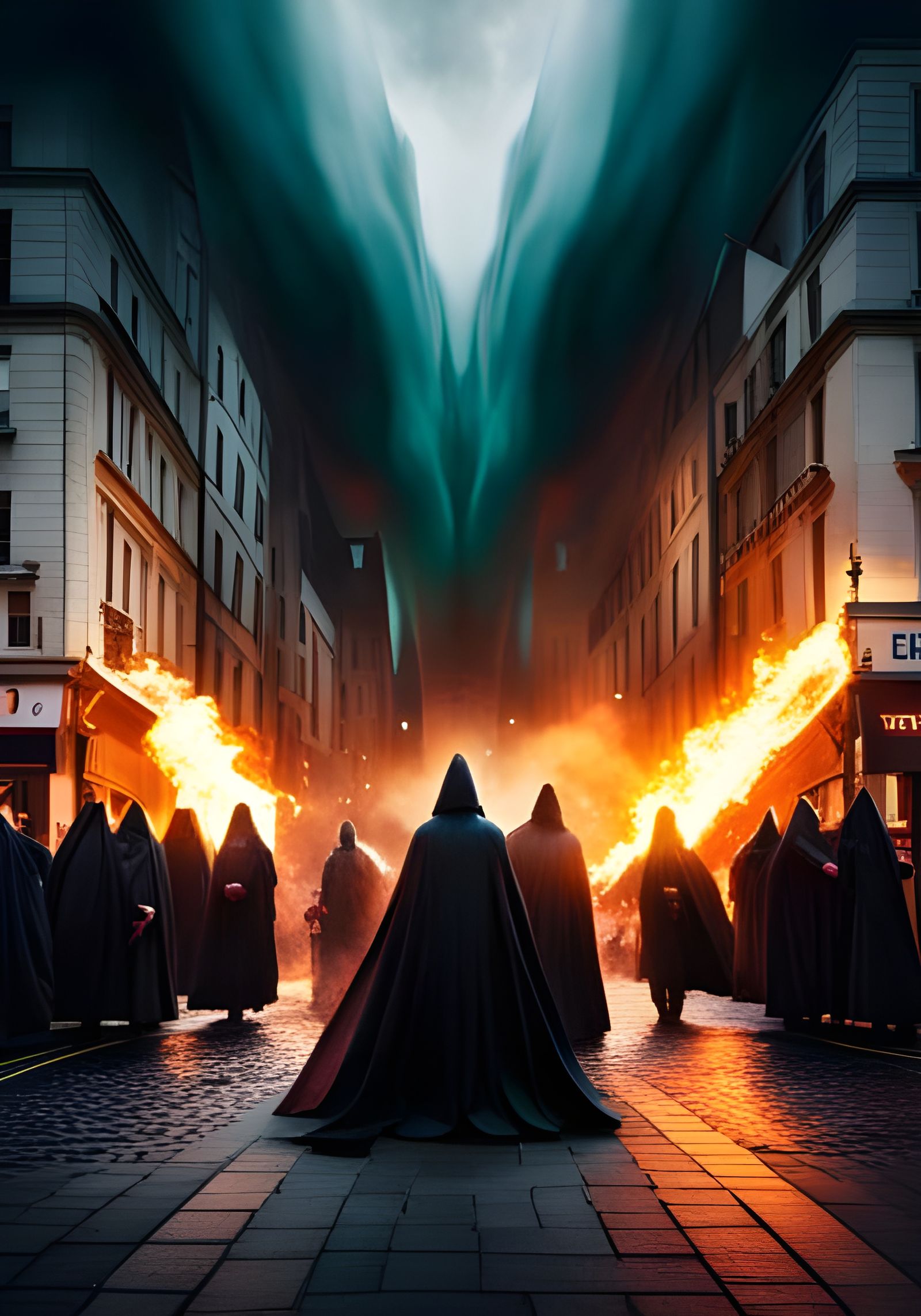 Let's start a riot I - AI Generated Artwork - NightCafe Creator