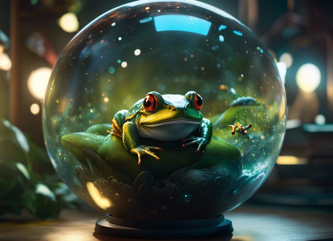 Frog 4 - AI Generated Artwork - NightCafe Creator