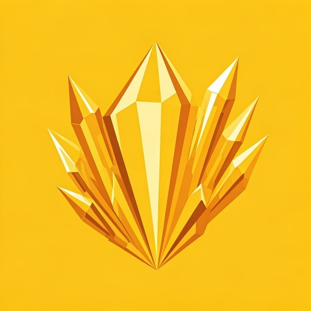 A yellow diamond crystal is a bright, sunny stone that shines like a ...