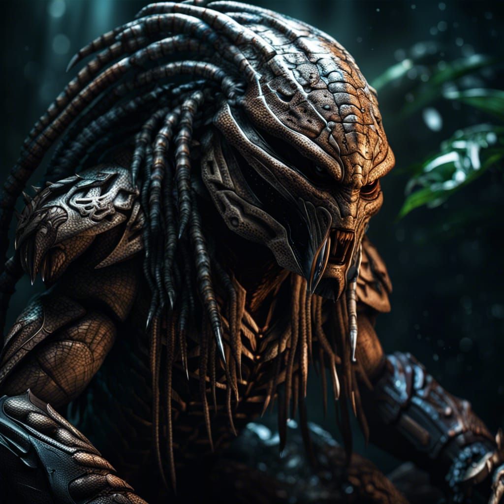 creepy predator . intricate details, HDR, beautifully shot ...