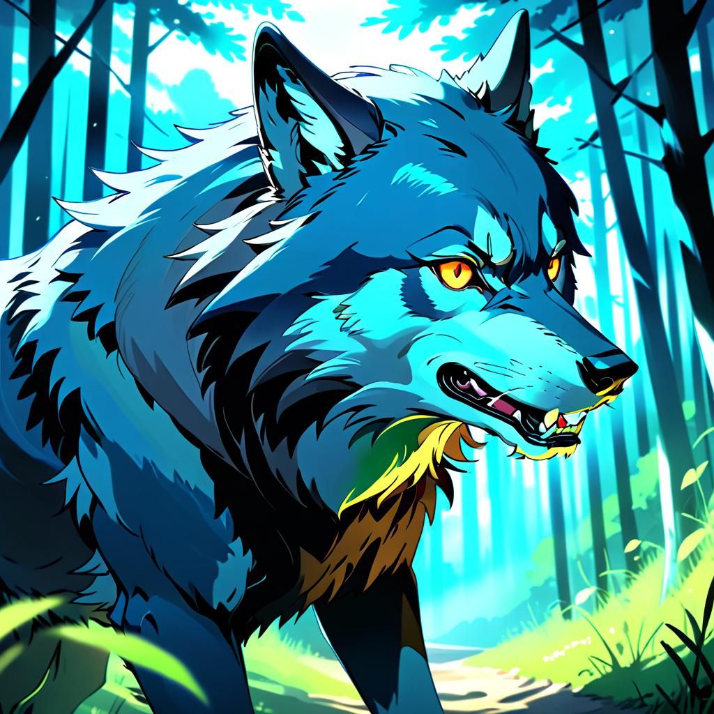 a wolf - AI Generated Artwork - NightCafe Creator