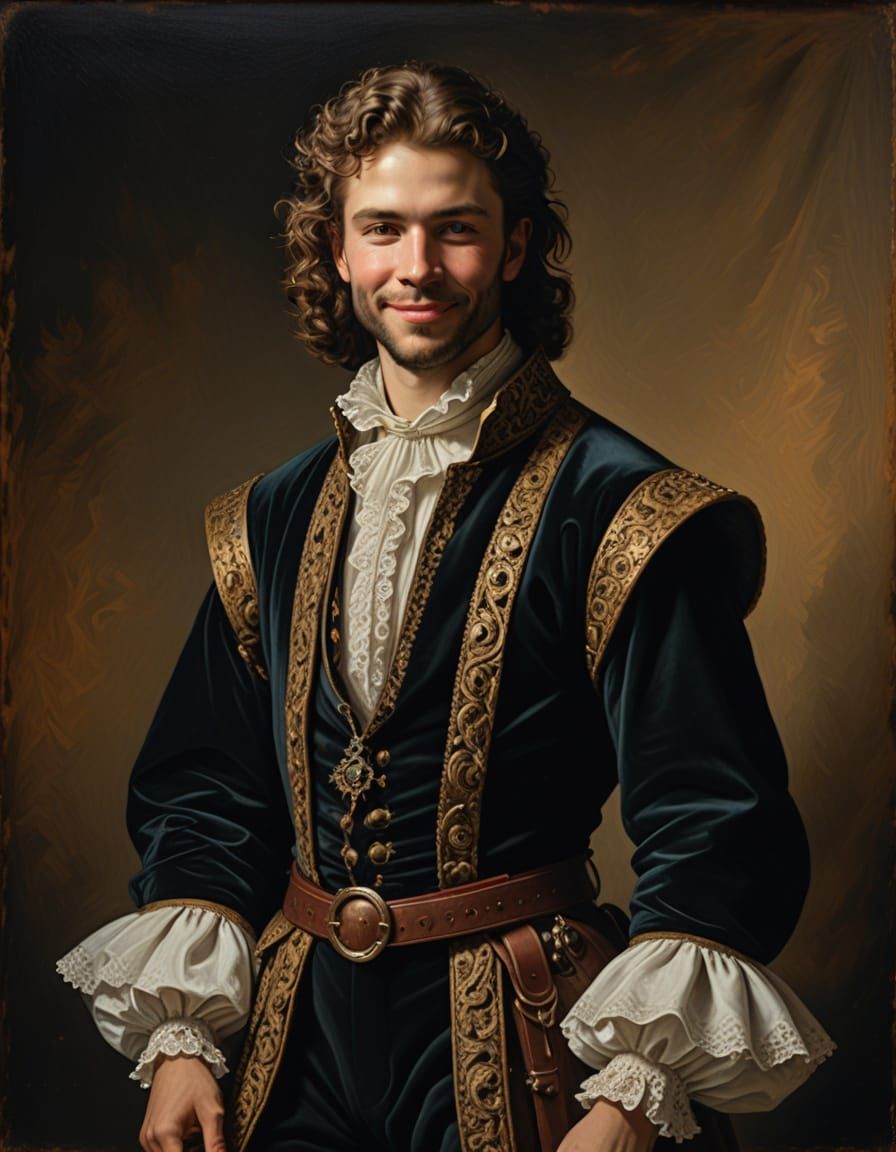 Renaissance High Fashion ³ - Elegant Renaissance Gentleman i...